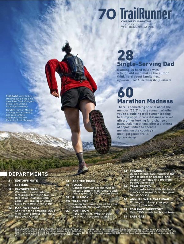 Recent Publication: Trail Runner Magazine, January 2011 Issue | Dan ...